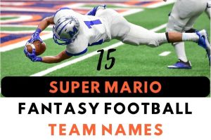 15 Super Mario Fantasy Football Team Names - Fearless Names
