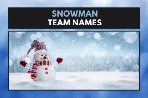 51 Playful Snowman Team Names to Frostify Your Winter Fun - Fearless Names
